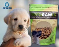 China Puncturing Recycled Pet Food Bags Dustproof Stand Up Packaging Pouch for sale