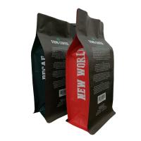 China Biodegradable 1000g Coffee Bean Packaging Bags 140mic Thickness for sale