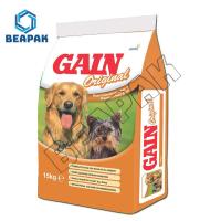 China Ziplock Dog Treat Pet Food Bags Flat Bottom Cat Food Packaging Bags for sale