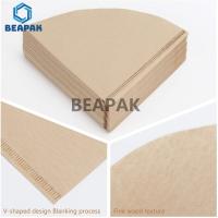 China Cone Disposable V60 Drip Coffee Filter Bags Unbleached Natural Paper for sale