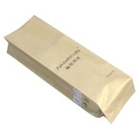 China FDA Side Gusset Kraft Paper Packaging Coffee Bags With Aluminum Foil Lined for sale