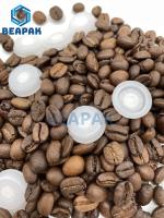 China HDPE Dish Shape One Way Degassing Valve Coffee Packaging for sale