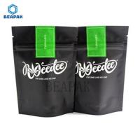 China OEM Aluminum Foil Custom Mylar Ziplock Bags Matt Child Proof Ziplock Pouch for sale