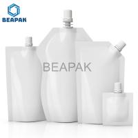 China Food Grade Reusable Custom Spout Pouches Liquid Stand Up Pouch With Spout for sale