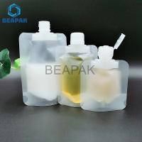 China Food Grade Reusable Custom Spout Pouches Liquid Stand Up Pouch With Spout for sale