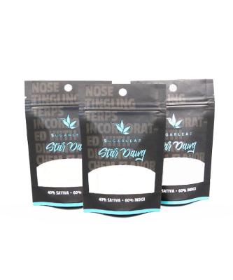 China Custom Printed Aluminum Foil Mylar Bag Matt Smell Proof Ziplock Pouch Bags for sale