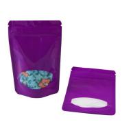 China Eco Friendly Recyclable Kraft Paper Coffee Tea Pouch Ziplock Snack Food Bags for sale