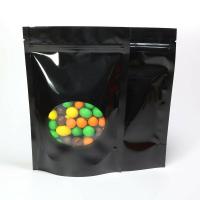 China Recyclable Kraft Paper Coffee Tea Ziplock Pouch For Powder Packaging for sale
