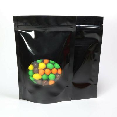 China Recyclable Kraft Paper Coffee Tea Ziplock Pouch For Powder Packaging for sale