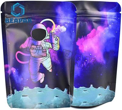 China Plastic Zipper Resealable Mylar Ziplock Bags Digital Printed Child Resistant Bag for sale