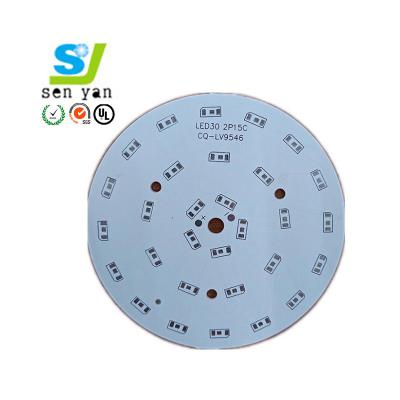 China Aluminum Substrate LED Circuit Board Single Side 1 - 2oz Copper Thickness Customized for sale