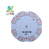 China Aluminum Substrate LED Circuit Board Single Side 1 - 2oz Copper Thickness Customized for sale