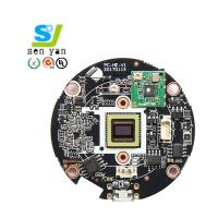 China Double Sided Black FR4 Circuit Board PCB Spray Tin Monitoring Camera Main Control Board for sale