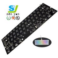 China Double Sided Black FR4 Circuit Board PCB Spray Tin Monitoring Camera Main Control Board for sale