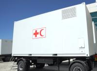 China Prefab Clinic Mobile Cabin Hospital / Modular Hospital Modern For Emergency for sale