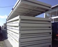 China 2 Floors Flat Pack Portable Storage Containers Office Center Steel Door With Multi Function for sale