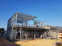 China Fast Construction Two Storey Prefab Homes Light Steel Structure Modular Prefab Kit Movable for sale