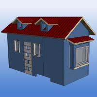 China Durable Light Steel Structure Prefab Villa Hot Dip Galvanized Surface Treatment for sale