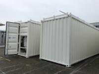 China Warehouse Prefab Houses Storage Flat Pack by Aluminum Sliding Window for sale