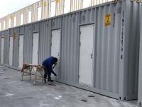 China 5 Separate Rooms Shipping Container Cabin / Metal Storage Container Houses for sale