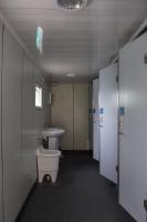 China 20 Feet Shipping Container Cabin With 5 Peices Of Toliet Baling Box Wash Table& Mirrow for sale