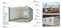 China Hotel Style Expandable Shipping Container House Living With KitchenToliet for sale