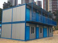 China 20ft 40ft Sandwich Panel Prefab Container Home Worker Living Expandable for sale