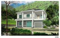 China 2 Floors Light Steel Structure House Countryside For Residence Long Life for sale