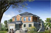 China Prefab Light Steel Frame House Villa American Standard Modern Comfortable Construction for sale