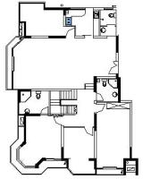 China Modern Light Steel Prefab House With Basement / High Rise Light Steel Villa House for sale
