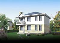 China Modern Luxurious Light Steel Villas Anti Seismic Beautiful Prefabricated for sale