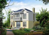 China Modern Luxurious Light Steel Villas Anti Seismic Beautiful Prefabricated for sale