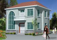 China Luxury Light Steel Villa Modern Prefabricated 25 ~ 30 Years Life Span for sale