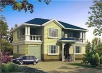 China Prefabricated Architectural Prefab Homes / Double Story Prefab Homes Resort Hotel for sale
