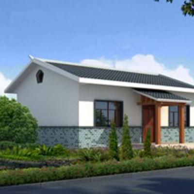 China Prefab Light Gauge Steel House / Light Steel Villa House 12mm OSB Board for sale