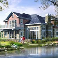 China 2 Floors Light Steel Structure House Countryside For Residence Long Life for sale