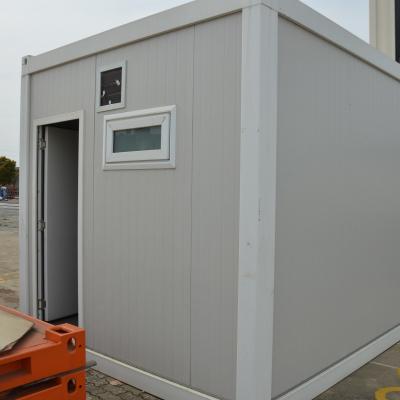 China Modern Steel Two Doors Flat Pack Container House For Public Shower Room for sale