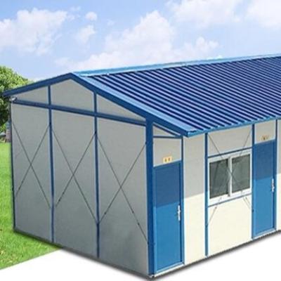 China Traditional Prefabricated Steel House Iron Sheet  Workshop Warehouse Designs for sale