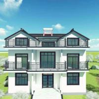 China 3 Floor 3 Bedroom Prefabricated Homes Light Steel Modular Fast Installation for sale