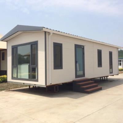 China Fire proof luxury 2 bedrooms Tiny house Light Steel villa house anti earthquake 55m2 for sale