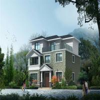 China Movable Luxury Steel Frame Homes Cement Floor PVC Or Wood Side Panels for sale