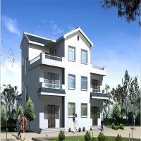China Sound Proof Light Gauge Steel House / Light Steel Structure House For Residence for sale