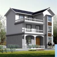 China Residential Prefab Light Gauge Steel House / 3 Bedroom Prefab House Environmental for sale
