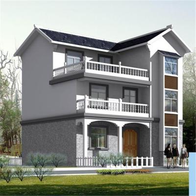 China Residential Prefab Light Gauge Steel House / 3 Bedroom Prefab House Environmental for sale