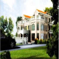 China Beautiful Prefab Homes Wind Resistance Cold Formed for sale