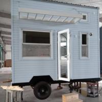 China 2 Tons Caravan Trailer Tiny Light Steel Villa House 65m2 for sale