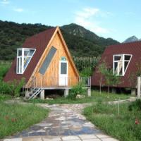 China Hotel Prefab Tiny Homes With Glass Window / Summer Camping Tent Dome for sale