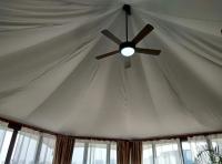 China Yurt Prefab Tiny Homes Eps Sandwich Panel Fiberglass Roof Luxury Tent Dome for sale