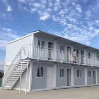 China 20ft 40ft Sandwich Panel Prefab Container Home Worker Living Expandable for sale