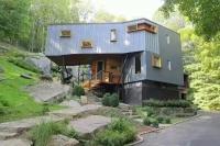 China Container Light Gauge Steel House / Energy Efficient Prefab Homes 2 - 3 Floors for sale